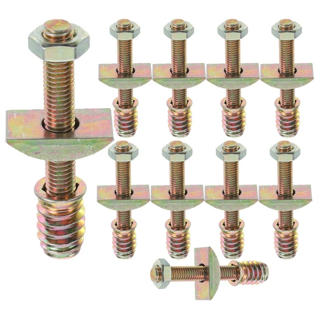 10 PCS BED Frame Replacement Components Parts Building Hardware ...