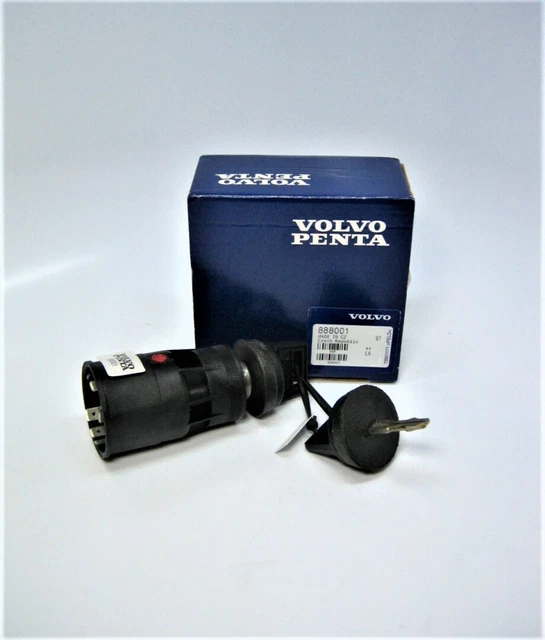 VOLVO PENTA 888001 OEM ~NEW~ Ignition Starter Switch + Keys for D ...