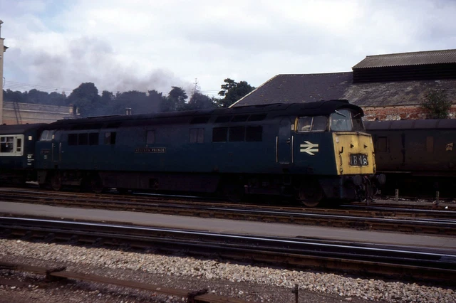 6X4 COLOUR RAILWAY photograph Class 52 D1041 at Exeter 09.71 £1.00 ...