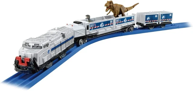 TAKARATOMY &PLARAIL JURASSIC World Dinosaur Transport Train" Jouet De ...