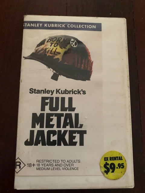 STANLEY KUBRICK'S FULL Metal Jacket VHS Ex-rental EUR 8,35 - PicClick FR