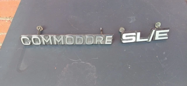 HOLDEN COMMODORE VB VC VH SLE Grill badge X2 $70.00 - PicClick AU