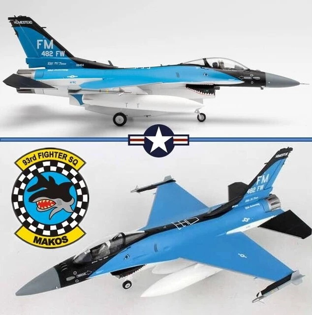 HERPA 1/72 580250 F-16C Fighting Falcon USAF 482nd FW, 93rd FS Florida ...