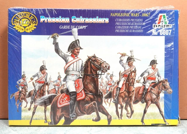 1/72 ITALERI PRUSSIAN Cuirassiers Garde Du Corps Model Kit # 6007 $18. ...