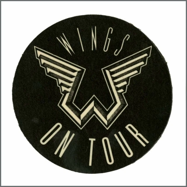 PAUL MCCARTNEY WINGS On Tour 1970s Promo Sticker (UK) EUR 78,09 ...