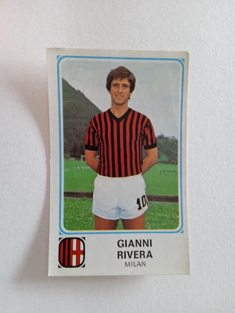 FIGURINA CALCIATORI PANINI 1978/79 MILAN RIVERA n 190 CON VELINA EUR 10 ...