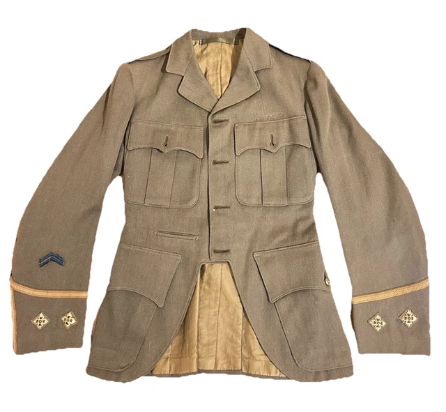 ORIGINAL WW1 BRITISH Cuff Rank Highland Cut Officer’s Jacket, Black ...