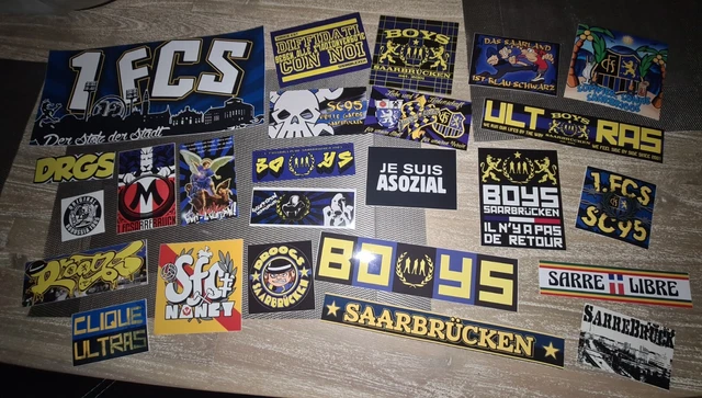 25 ULTRAS SAARBRÜCKEN Aufkleber Sticker Sammlungsauflösung Selten FCS ...