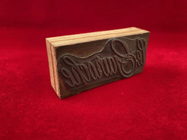 ORIGINAL LE GAVROCHE Restaurant Menu Printing Block 1969 Roux Brothers ...