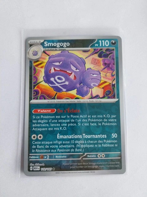 CARTE POKÉMON SMOGOGO Reverse 110/165 Ecarlate et Violet 3.5 151 EUR 2 ...