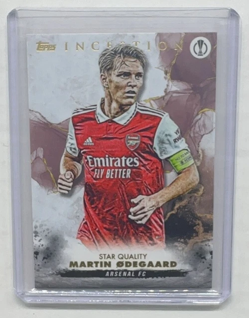 2022-23 TOPPS INCEPTION Competizione UEFA per club Martin Odegaard ...
