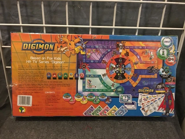 DIGIMON DIGITAL MONSTERS Board Game Fox Kids NISW New in Shrink Sealed ...