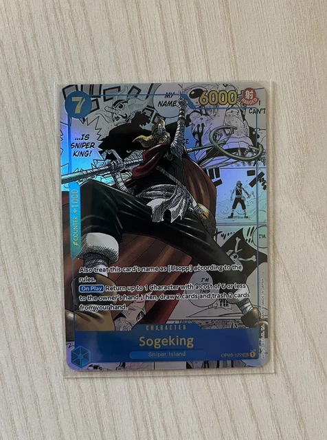 ONE PIECE TCG ENG Sogeking OP03-122 SEC Manga Rare Alt Parallel Proxy EUR 9,00 - PicClick IT