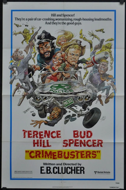 CRIME BUSTERS/CRIMEBUSTERS 1979 Original 27X41 Film Affiche Enzo ...