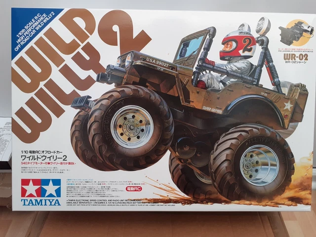 TAMIYA RC 58242 Wild Willy 2 WR-02 1:10 Assembly Kit No esc £146.30 ...