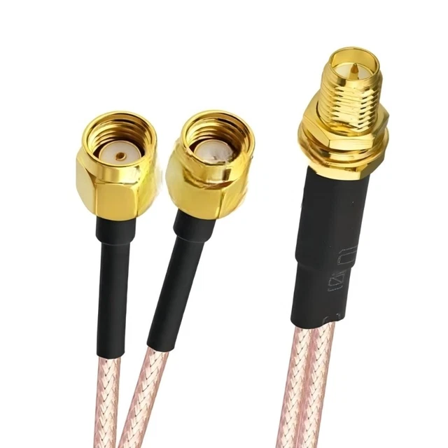SMA SPLITTERS CABLE SMA Male to Double SMA Female Cable SMA Adapters ...