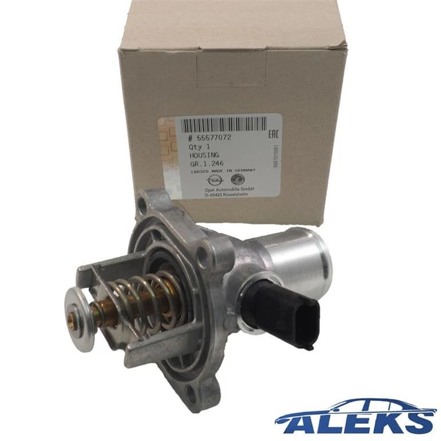 ORIGINAL OPEL GM Thermostat + Gehäuse inkl. Sensor 1.6/1.8 16V 55577072 ...