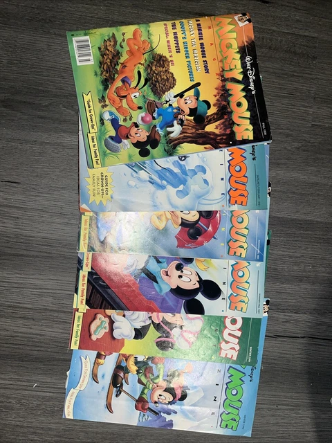 WALT DISNEY'S MICKEY Mouse Magazine Vintage Original Collectible 1990 ...