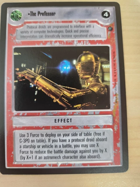 STAR WARS CCG Decipher SWCCG: Dagobah: The Professor EUR 2,00 - PicClick DE