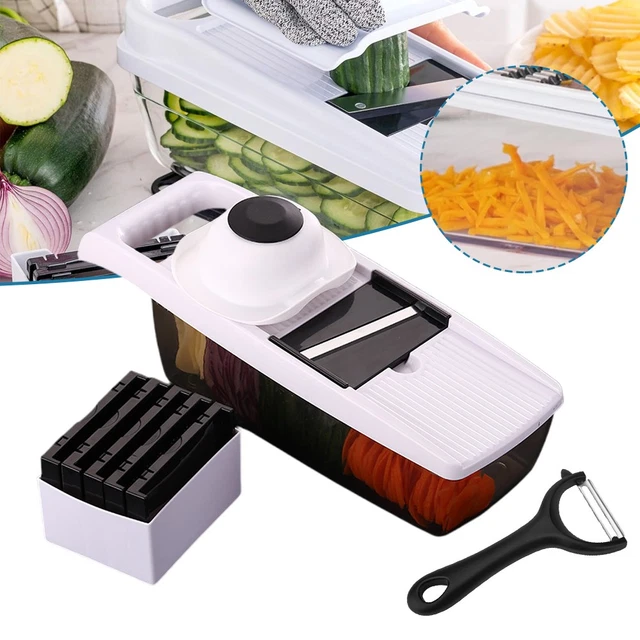6IN1 CHOPPER Slicer Julienne Cutter Fruit Vegetable Chopper Peler ...
