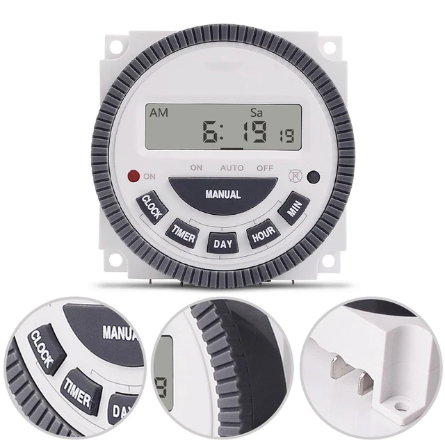 NEW PRACTICAL TIME Relay Time Switch Lighting Switch Loopable ...