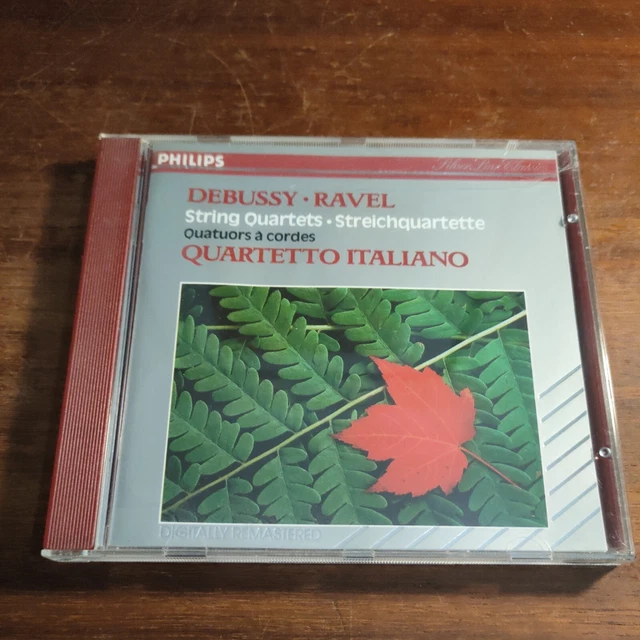 QUARTETTO ITALIANO - Debussy & Ravel String Quartets CD Philips Remastered $50.00 - PicClick AU