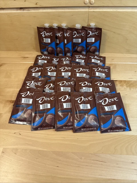 25 PACKETS DOVE Silky Smooth Hot Milk Chocolate Drinks For Flavia ...