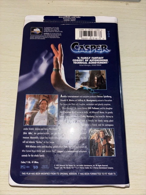 CASPER (VHS, 1997, Clamshell) £9.83 - PicClick UK