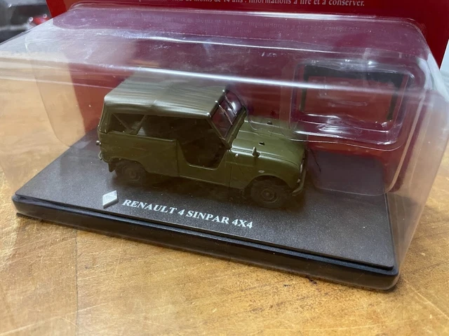 RENAULT 4L SINPAR 4X4 Militaire Hachette Collection 1/43 Ixo EUR 14,80 - PicClick FR