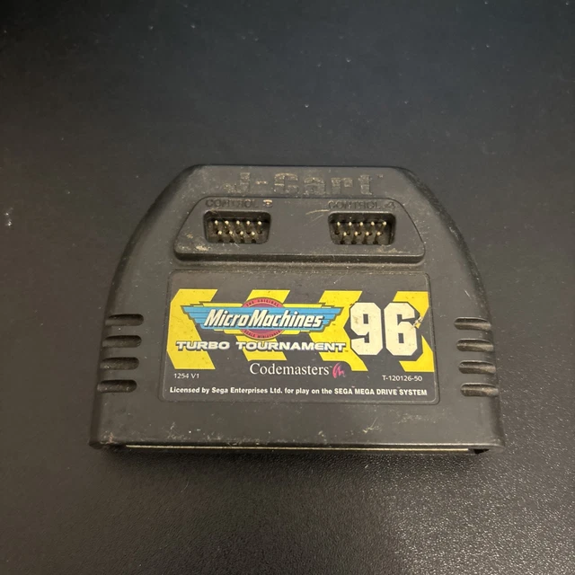 MICRO MACHINES TURBO Tournament 96 (Sega Mega Drive Game) Tested £9.95 ...