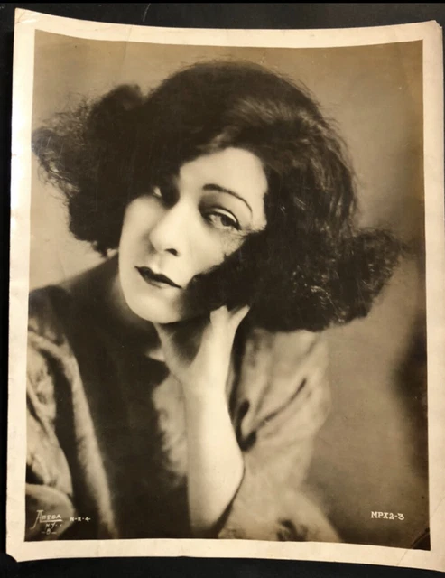 ORIGINAL PHOTO MGM Alla Nazimova Portrait By Apeda EUR 125,00 - PicClick FR