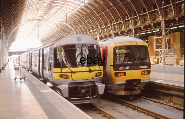 35MM RAILWAY SLIDE - DMU Class 166. 166201 & EMU Class 332. 332010 ...