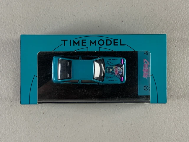 TIME MODEL 1:64 Scale Hatsune Miku Exclusive Toyota Sprinter Trueno ...