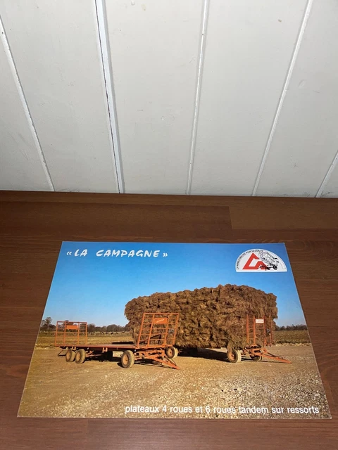 BROCHURE PROSPEKT PROSPECTUS PLATEAUX LA CAMPAGNE tracteur-massey ...