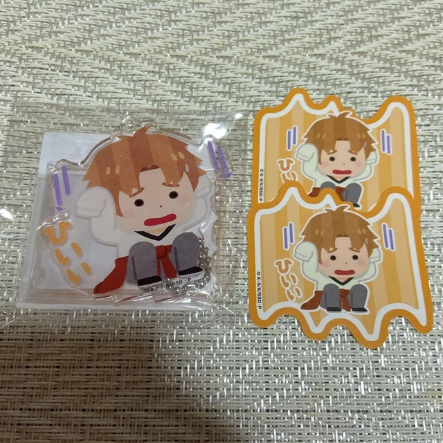 BUNGO STRAY DOGS Button Badge Sticker Irasutoya Raffle Junichiro ...