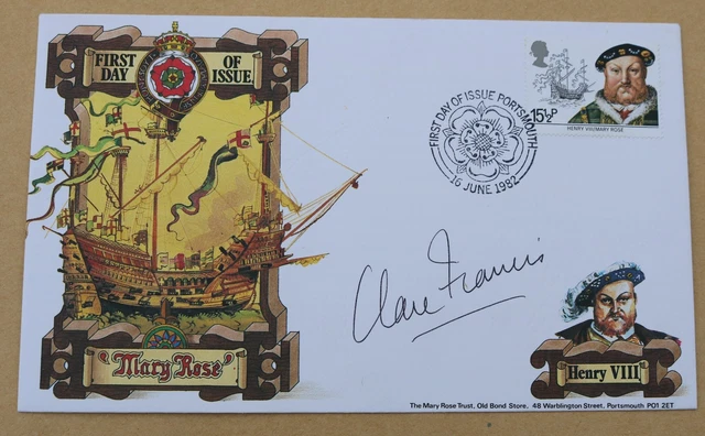 THE MARY ROSE 1982 Cover Signed By Yachtswoman Clare Francis £8.95 ...