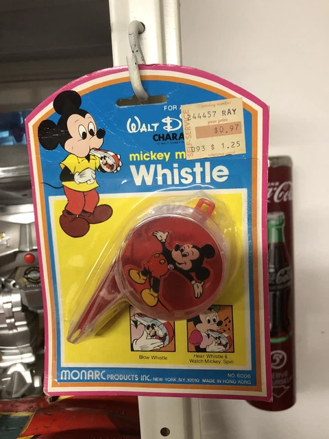 SIFFLET/MONARQUE MICKEY MOUSE vintage des années 1960 non ouvert. EUR ...