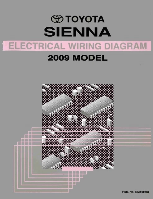 2009 TOYOTA SIENNA Wiring Diagrams Schematics Layout Factory OEM £34.93 ...