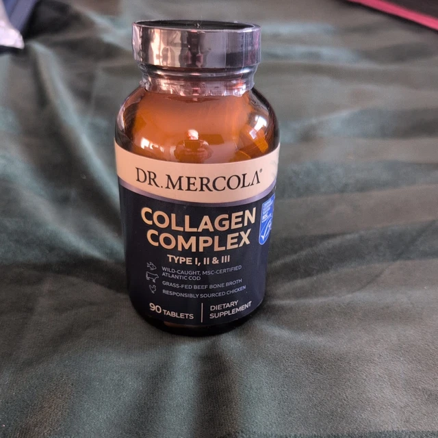 DR. MERCOLA COLLAGEN Complex Dietary Supplement, Type I, II and II, 30 ...