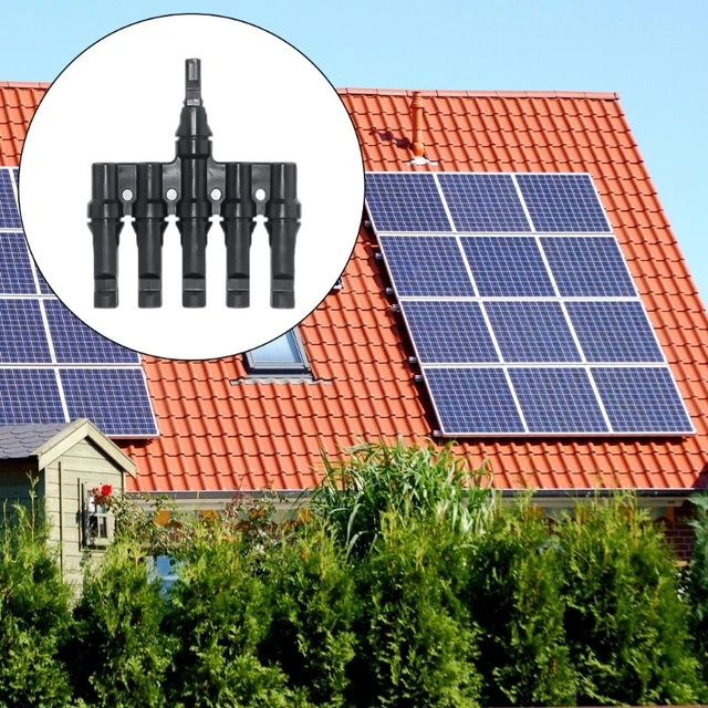 SOLAR PANEL BRANCH Connectors T Shaped Splitter Coupler for Parallel ...