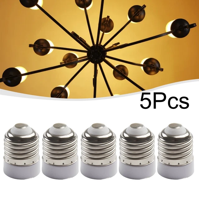 5 PIÈCES E27 Pour E17 LED Clair Commutable Lampe Ampoules Adaptateur ...