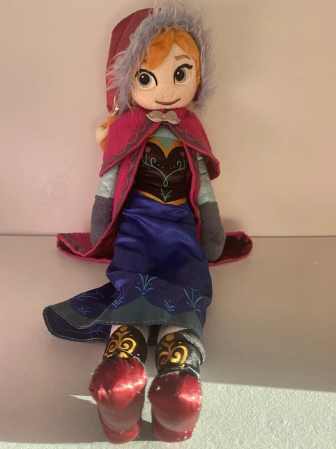 DISNEY PRINCESS FROZEN Anna Plush Soft Toy Disney Store Official £4.99 ...