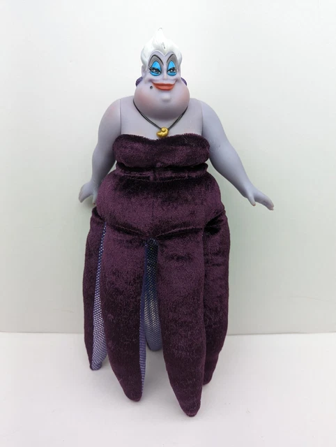 DISNEY'S THE LITTLE Mermaid Ursula Plush/ Plastic Doll Toy $24.00 ...