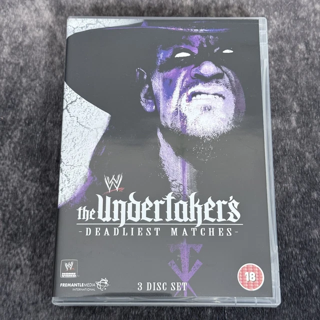 WWE THE UNDERTAKER'S Deadliest Matches DVD Box Set - Wrestling 3 Disc ...