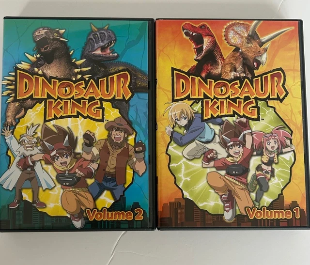 DINOSAUR KING: RARE Anime Series Volume 1 And Volume 2 DVD Tested With ...