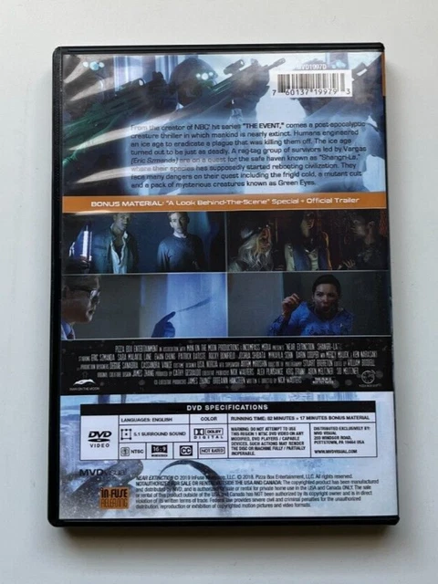 NEAR EXTINCTION DVD Eric Szmanada Ewan Chung Sara Lane Patrick Batiste ...