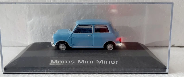 MINI MORRIS MINOR Bleu Clair Echelle 1/43 Eme Etat Neuf EUR 8,00 ...