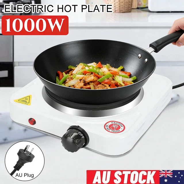 PORTABLE ELECTRIC HOT Plate Cooktop Stove Single Burner 1000W Hotplate ...
