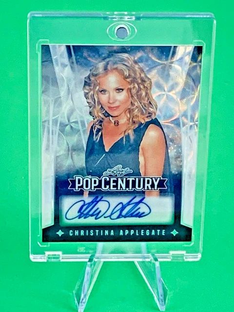 CHRISTINA APPLEGATE 1/1 Leaf Pop Century 2025 Auto SILVER KALEIDOSCOPE Autograph $123.82 ...