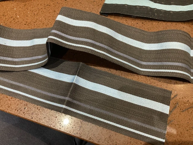 RAF RANK SLIDE Material, Rank Braid, Air Vice Marshall, 1m in 2 strips ...